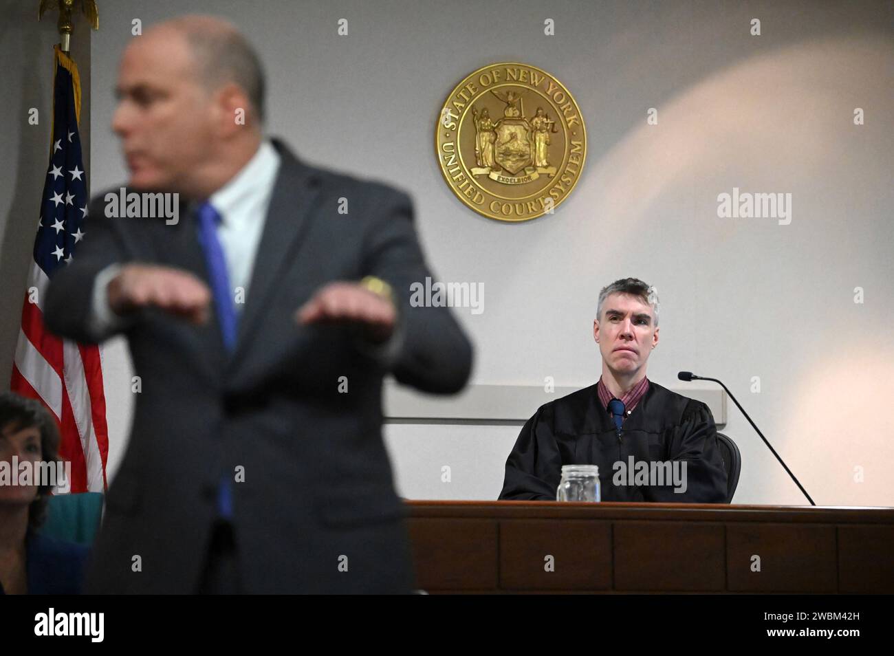 Washington County Judge Adam Michelini Right Listens To Opening