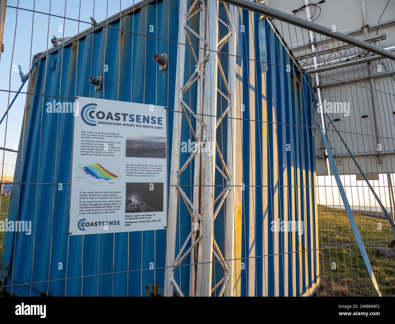 A solar powered remote sensing unit that records, tides, coastal ...