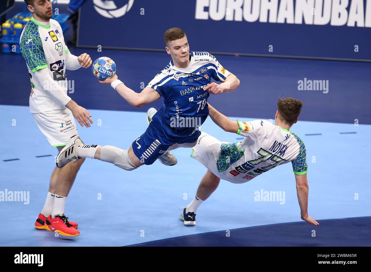 Berlin, Allemagne. 11th Jan, 2024. Oli Mittun of Faroe Islands during ...