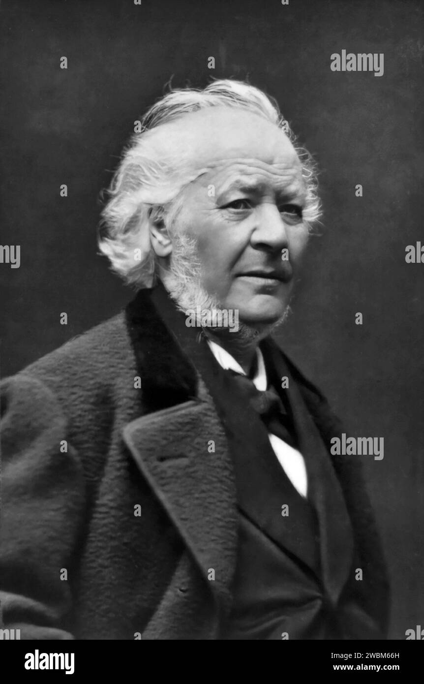 Honore Daumier. Portrait of the French painter, Honoré-Victorin Daumier ...