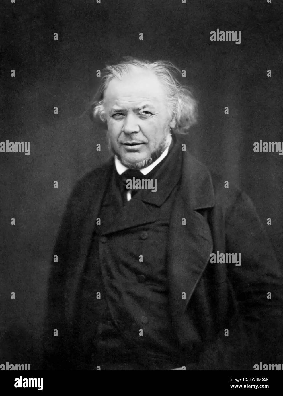 Honore Daumier. Portrait of the French painter, Honoré-Victorin Daumier ...