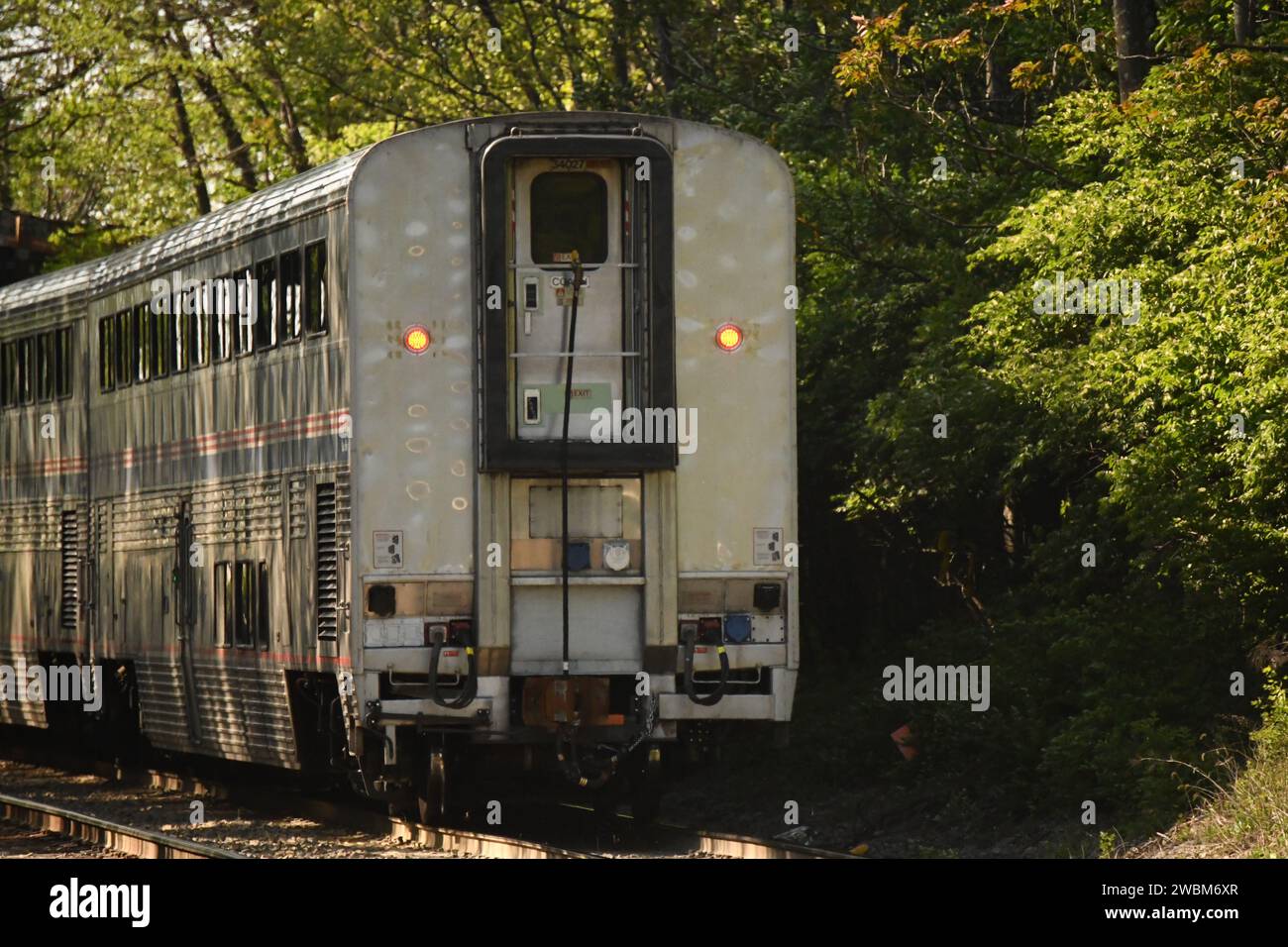 The Amtrak Capitol Limited train heading from DC to Chicago, passing ...