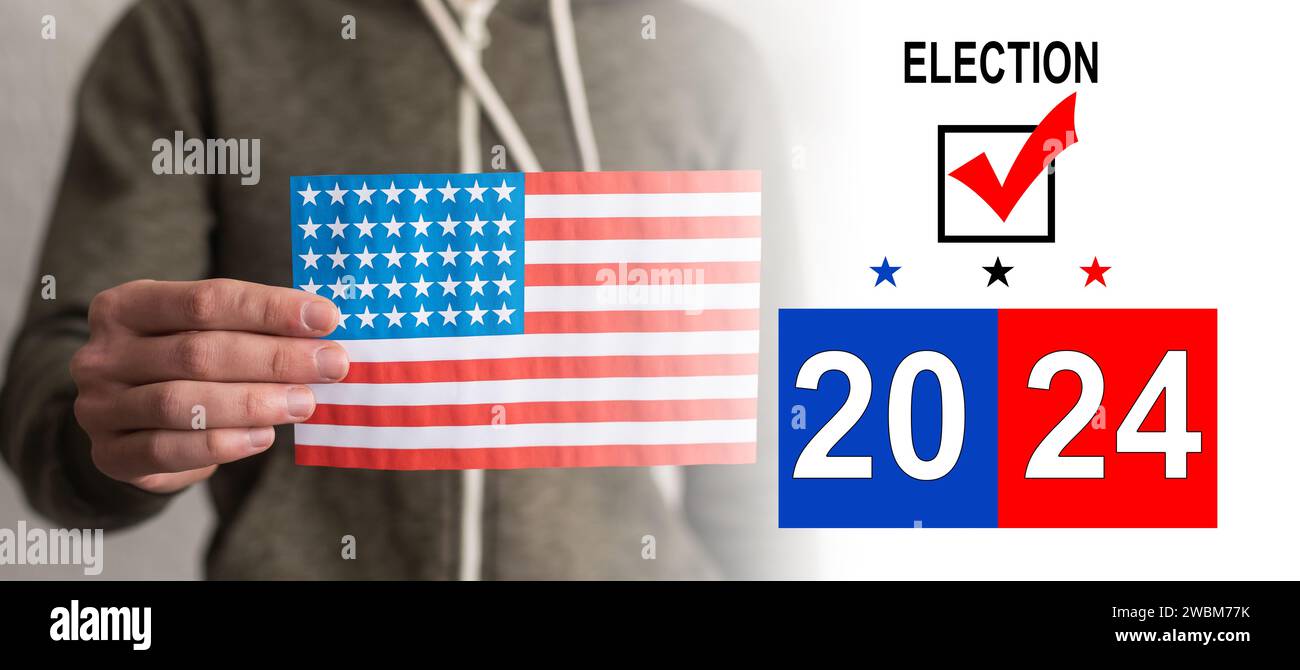 Presidential Election 2024 in United States. Vote day, November 5. US ...