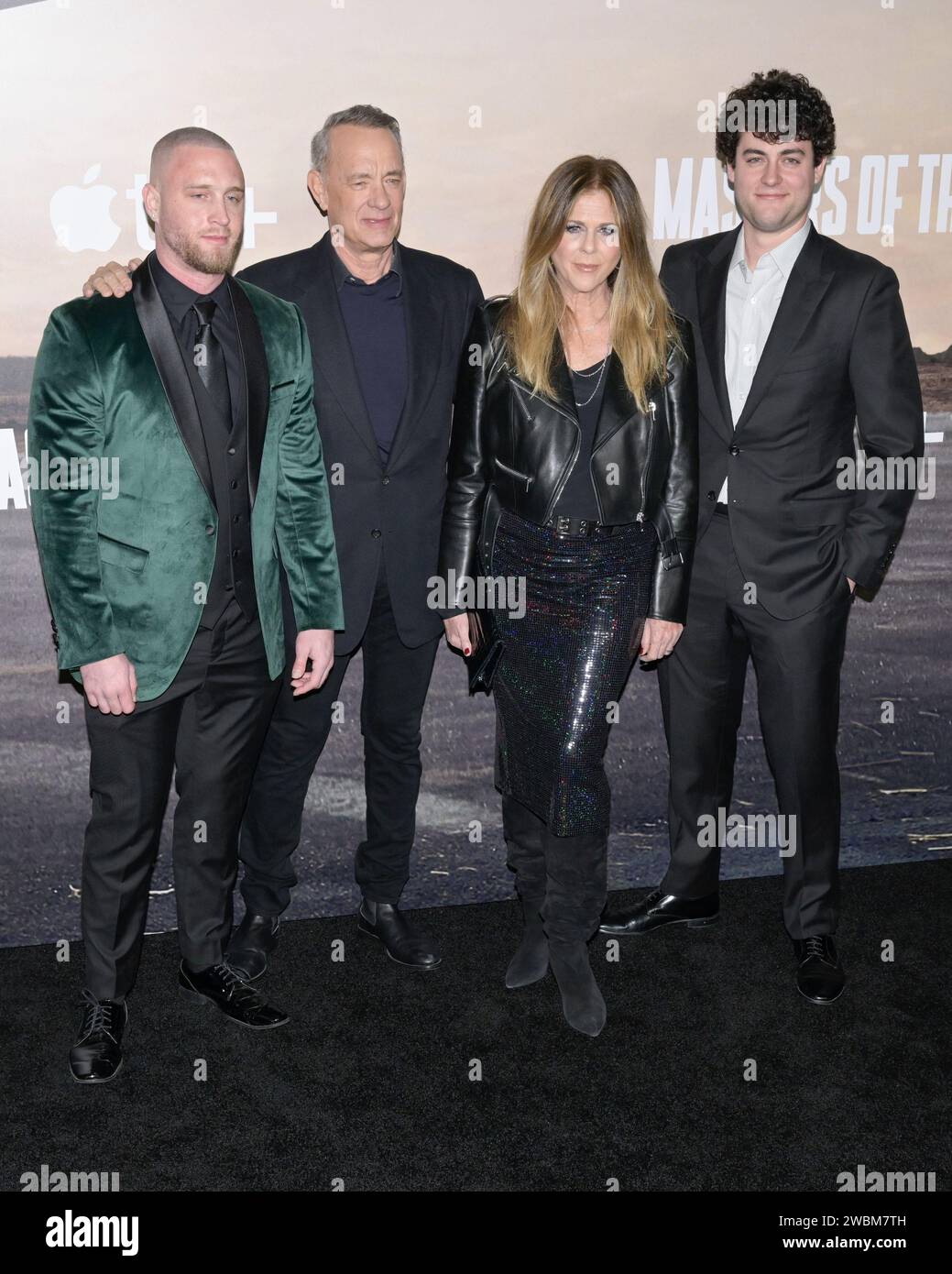January 10, 2024, Westwood, California, United States: (L-R) Chet Hanks ...