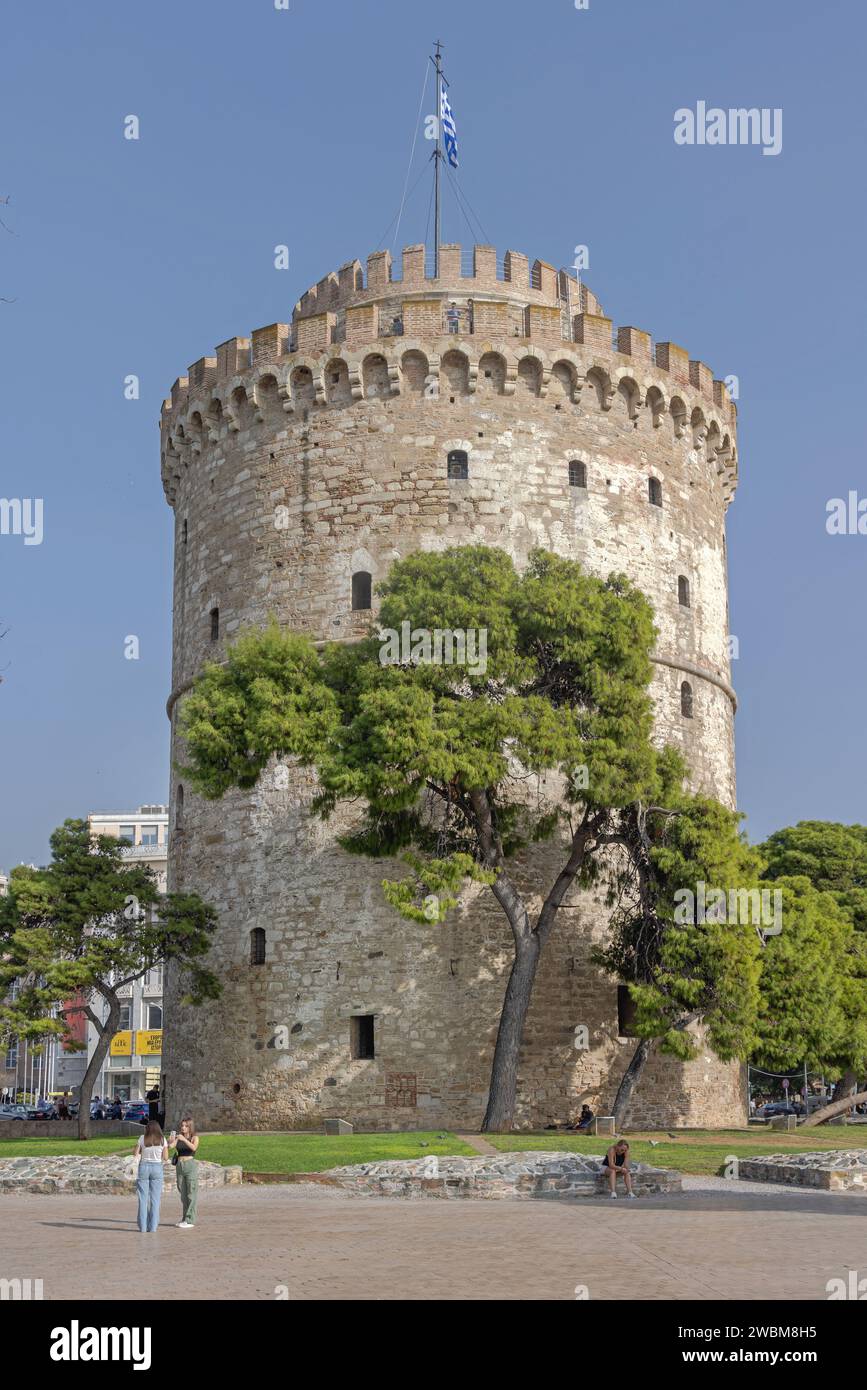 Thessaloniki, Greece - October 22, 2023: White Tower of Thessaloniki ...