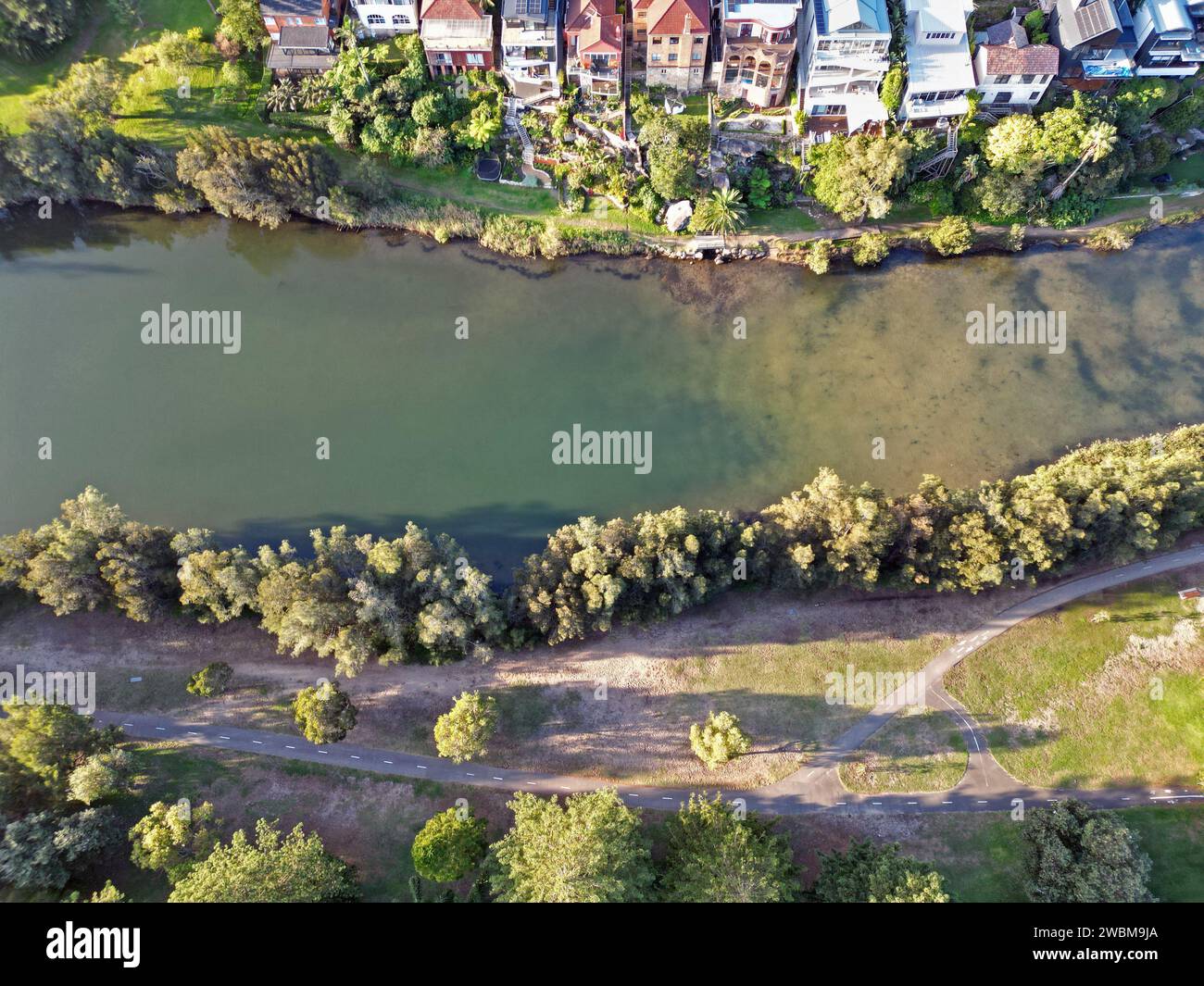 the scenic beauty of Manly Lagoon in Queenscliff, New South Wales ...
