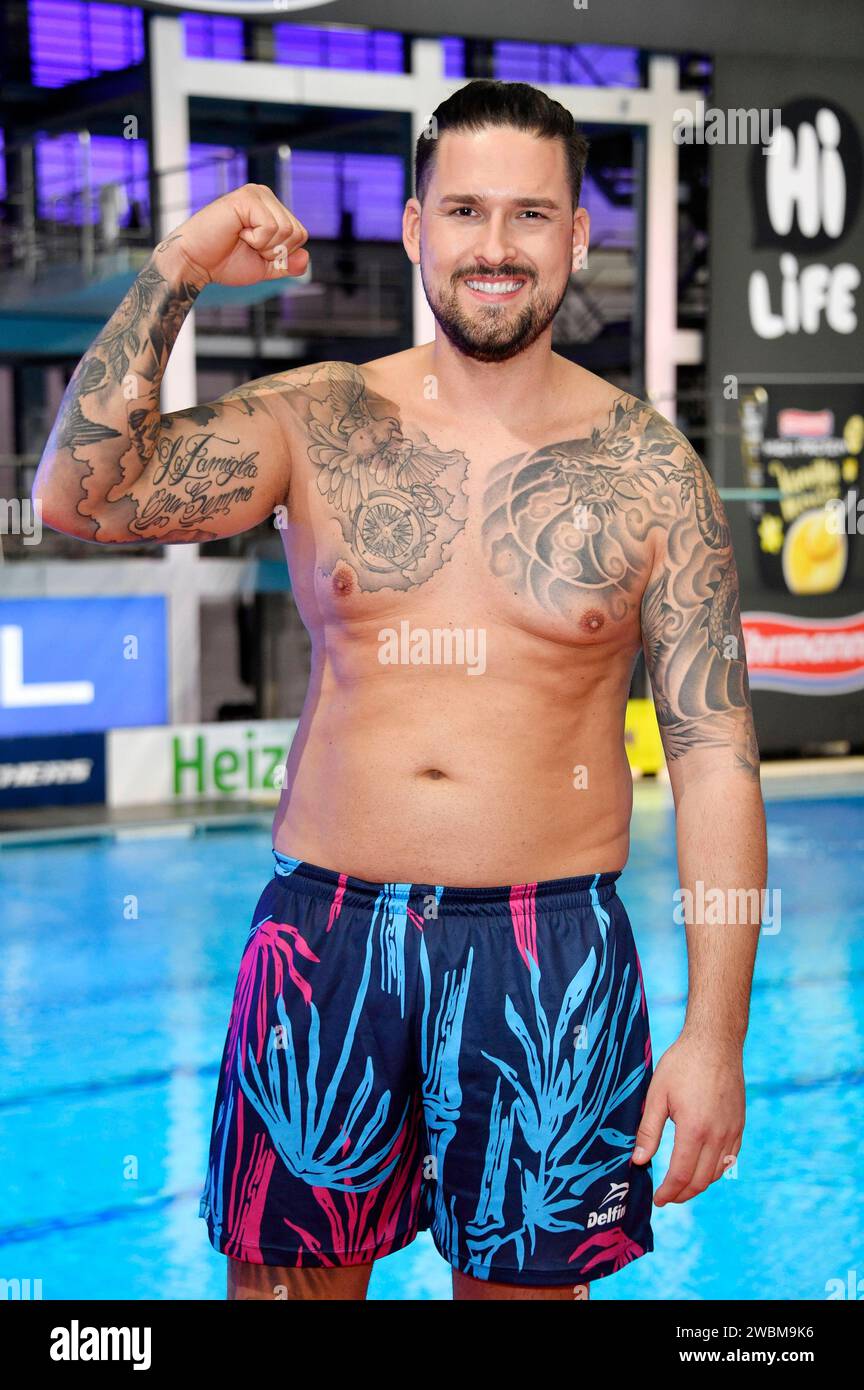 Marco Cerullo beim Photocall zur Fernsehshow RTL Turmspringen aus der ...