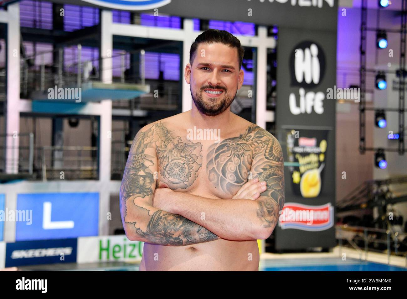 Marco Cerullo beim Photocall zur Fernsehshow RTL Turmspringen aus der ...