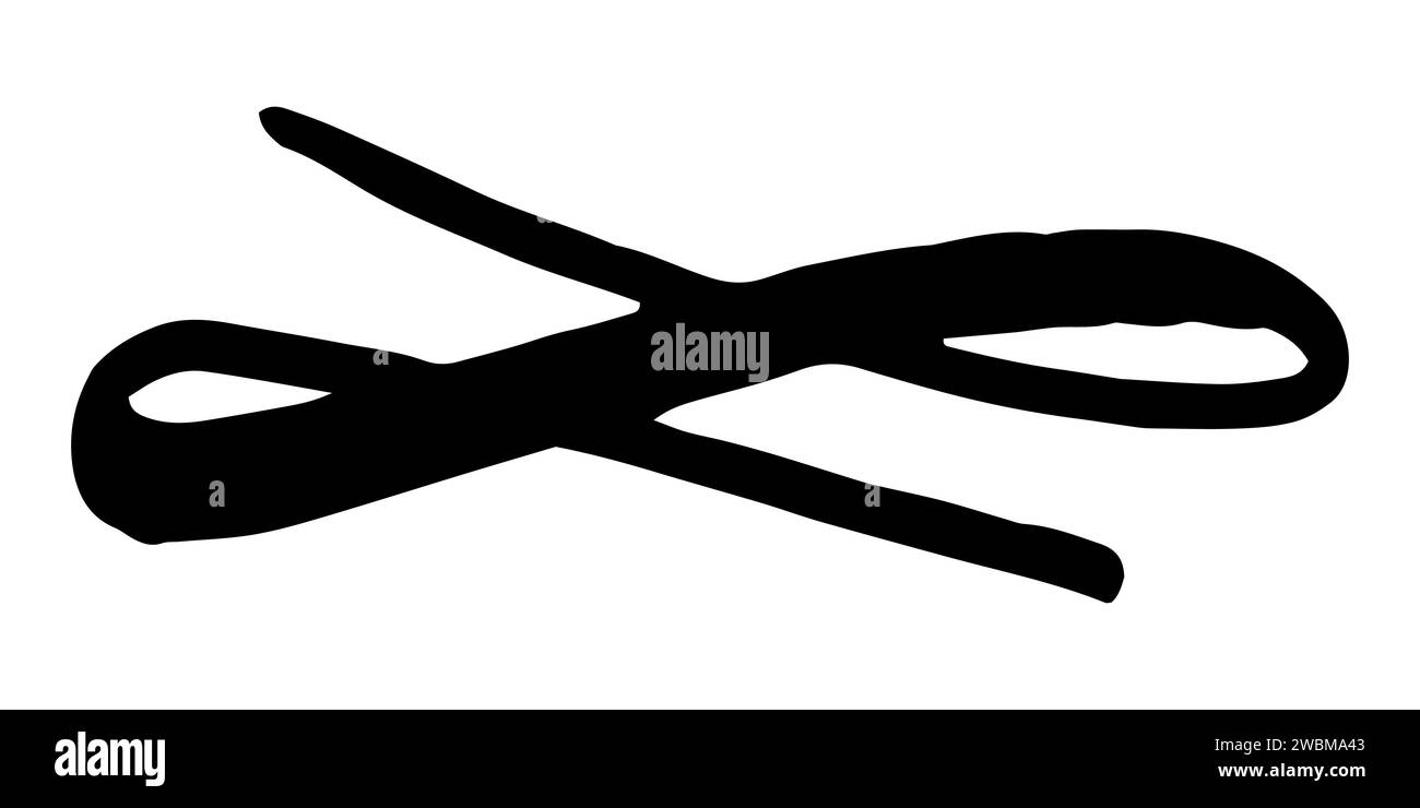 Infinity symbol hand painted with grunge brush stroke and black paint ...