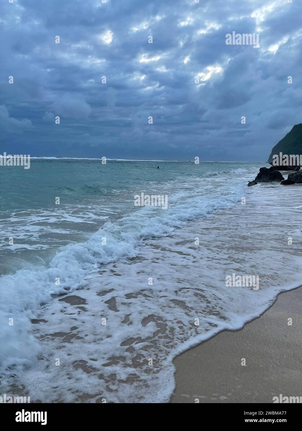 Indonesia, Bali island, beach and sunsets in the Kuta area Stock Photo ...