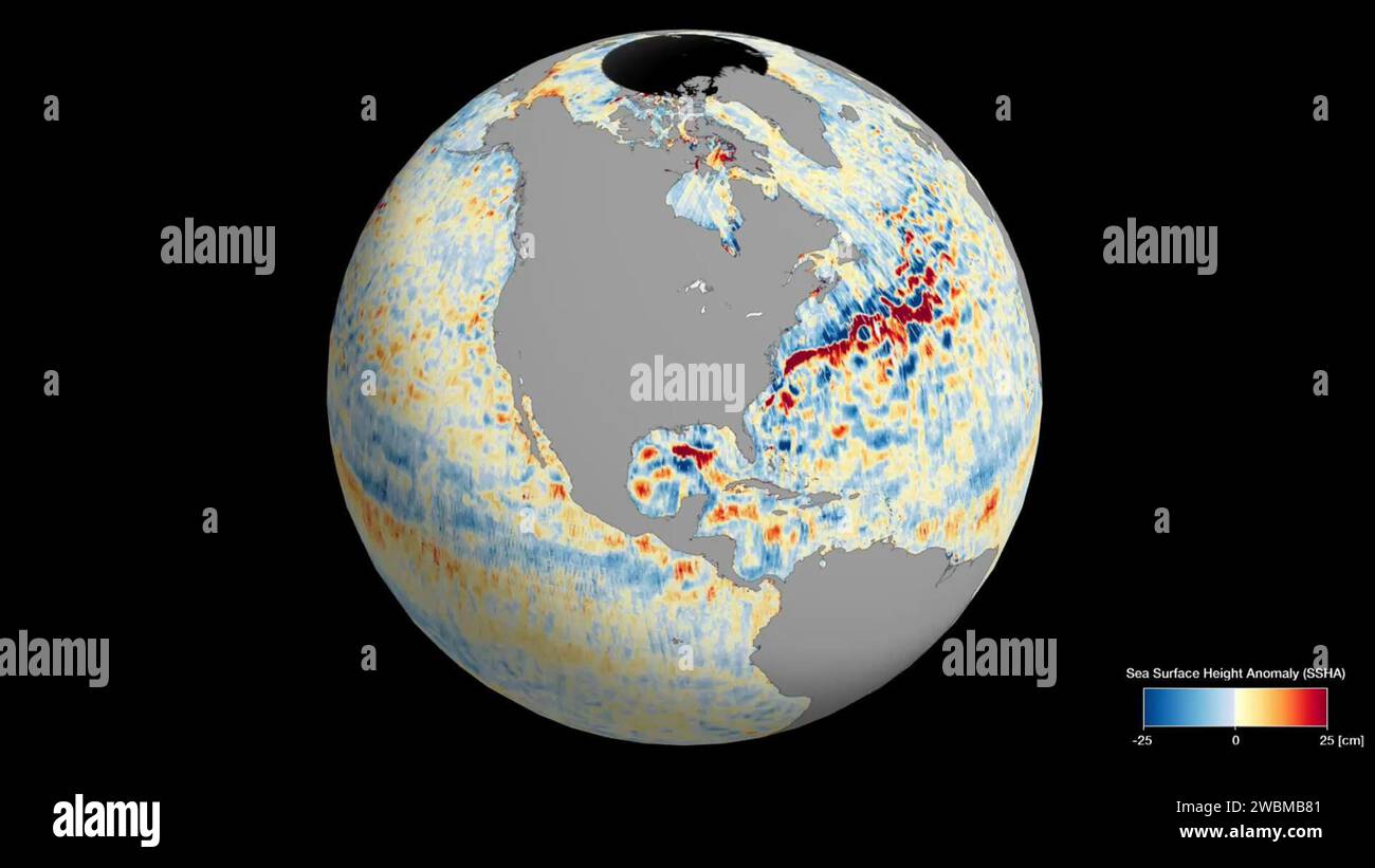This animation shows global sea level data collected by the Surface ...