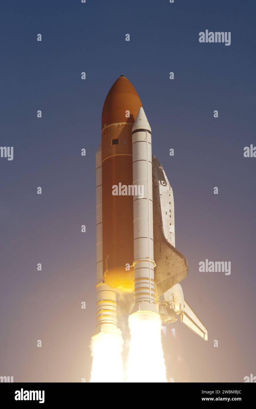 CAPE CANAVERAL, Fla. -- Space shuttle Discovery soars toward orbit atop ...