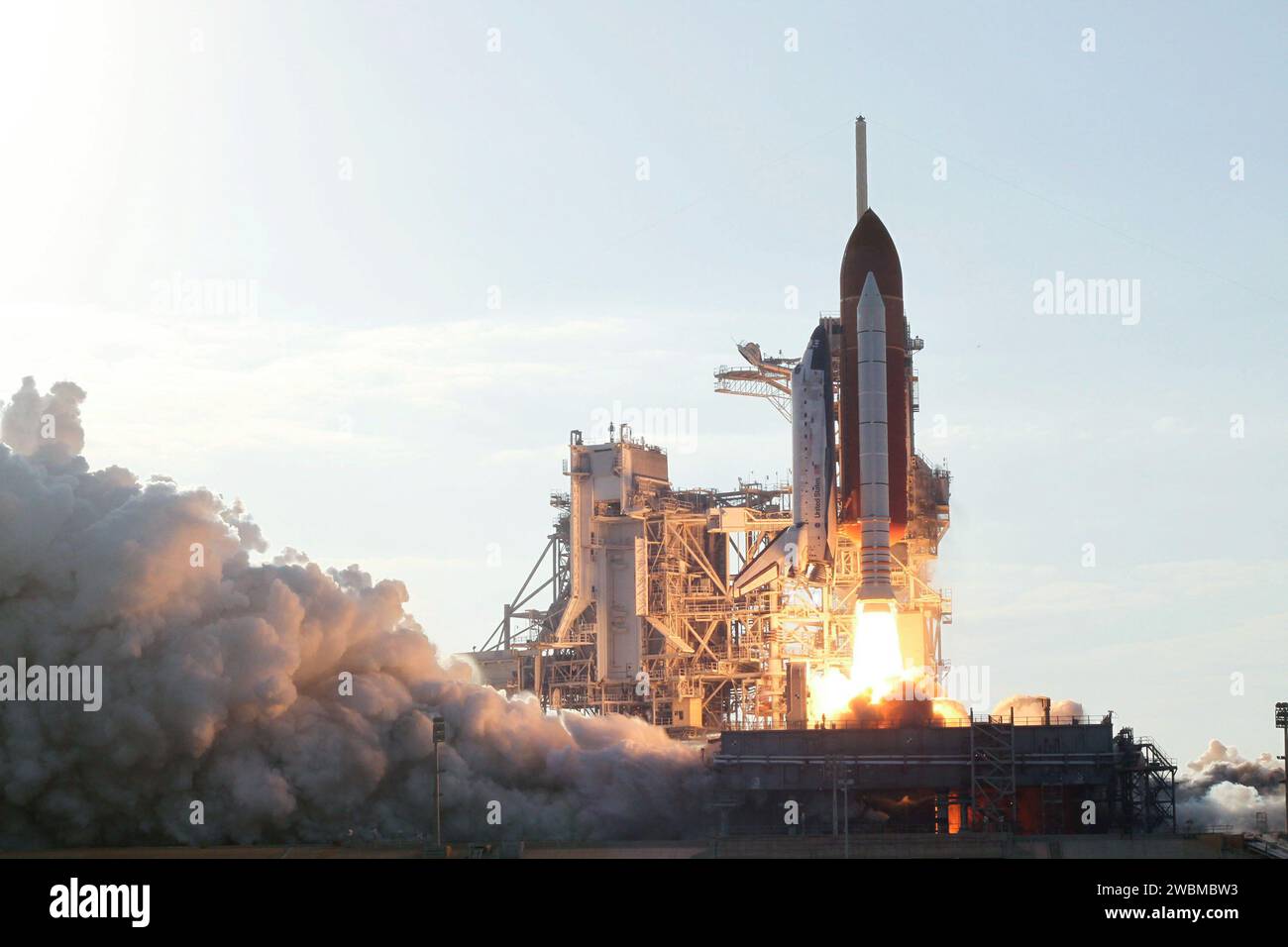 CAPE CANAVERAL, Fla. -- Rising on twin columns of fire and creating ...