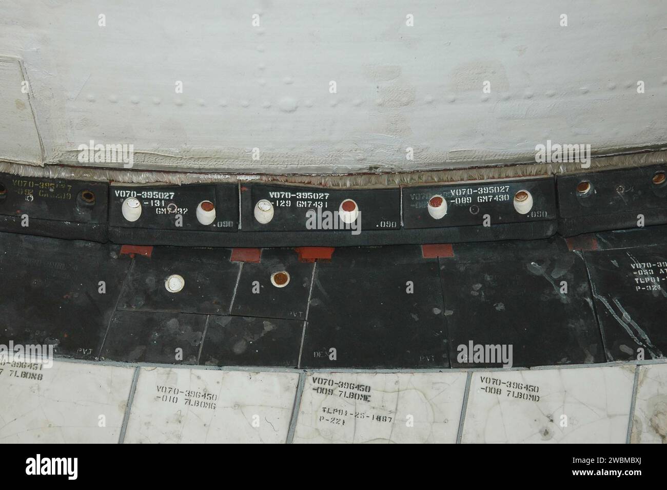 During prelaunch closeouts at Launch Pad 39B, Discovery’s window seven ...