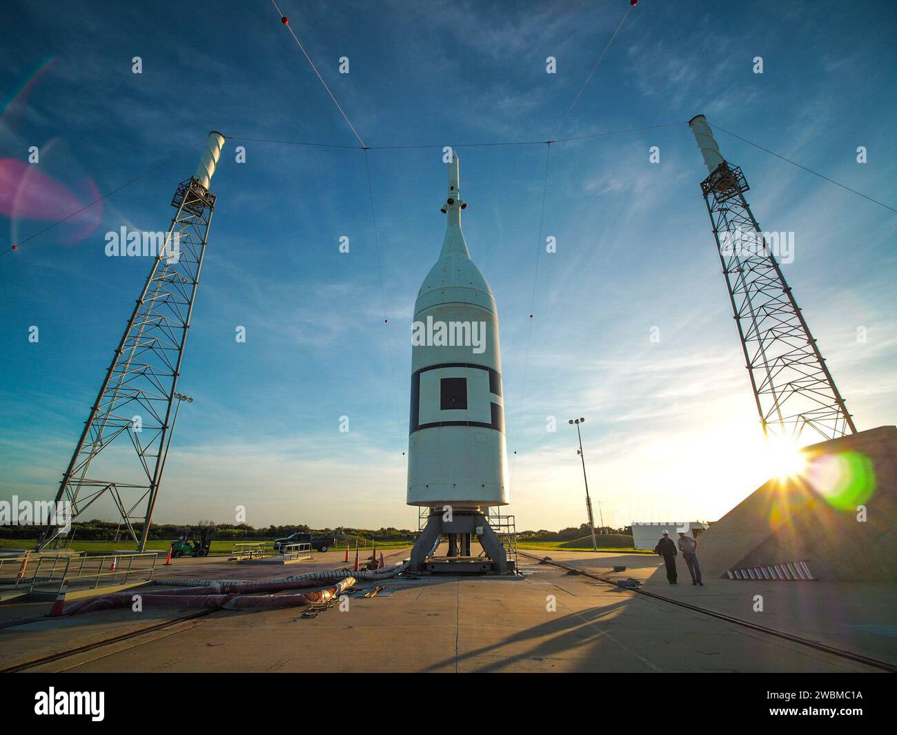 On July 1, 2019, the Orion Launch Abort System and Crew Module attached ...