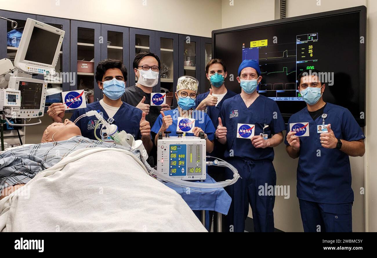 After testing a ventilator prototype developed by NASA's Jet Propulsion ...