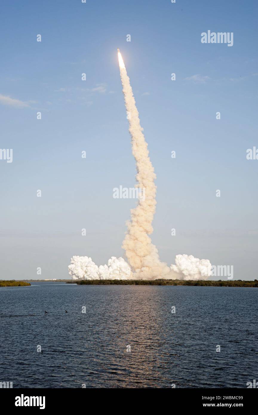CAPE CANAVERAL, Fla. -- From the Banana River Creek VIP viewing area at ...