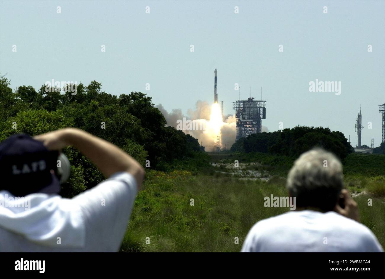 KENNEDY SPACE CENTER, Fla. -- The Boeing Delta II rocket propels NASA’s ...