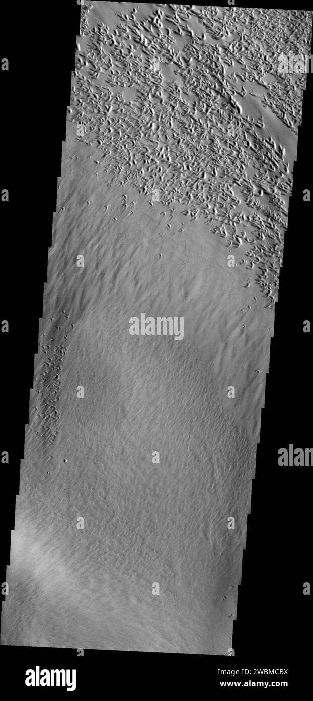 NASA's Mars Odyssey captured an image of pits on the Martian surface ...
