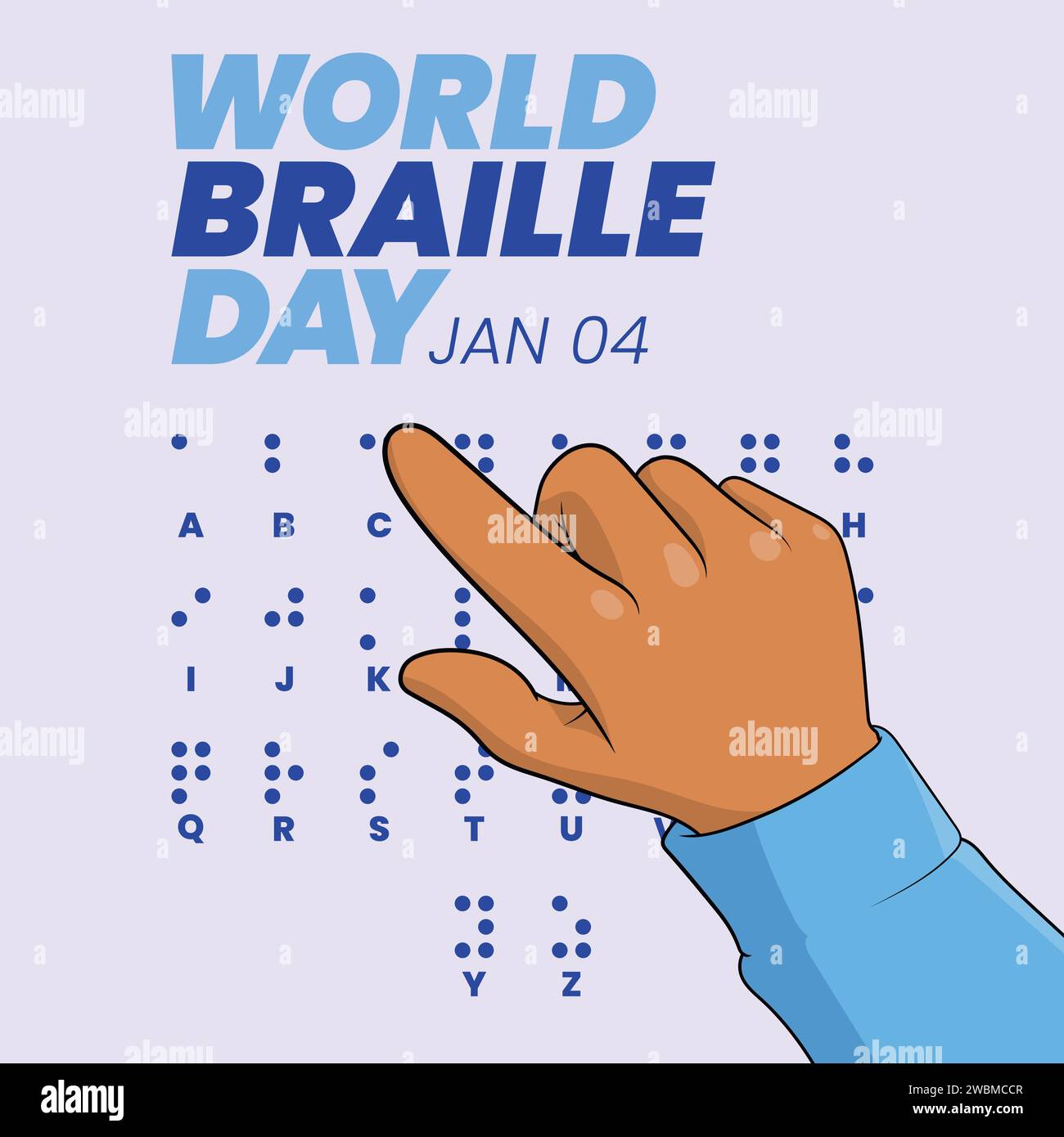 Braille alphabet poster hi-res stock photography and images - Alamy