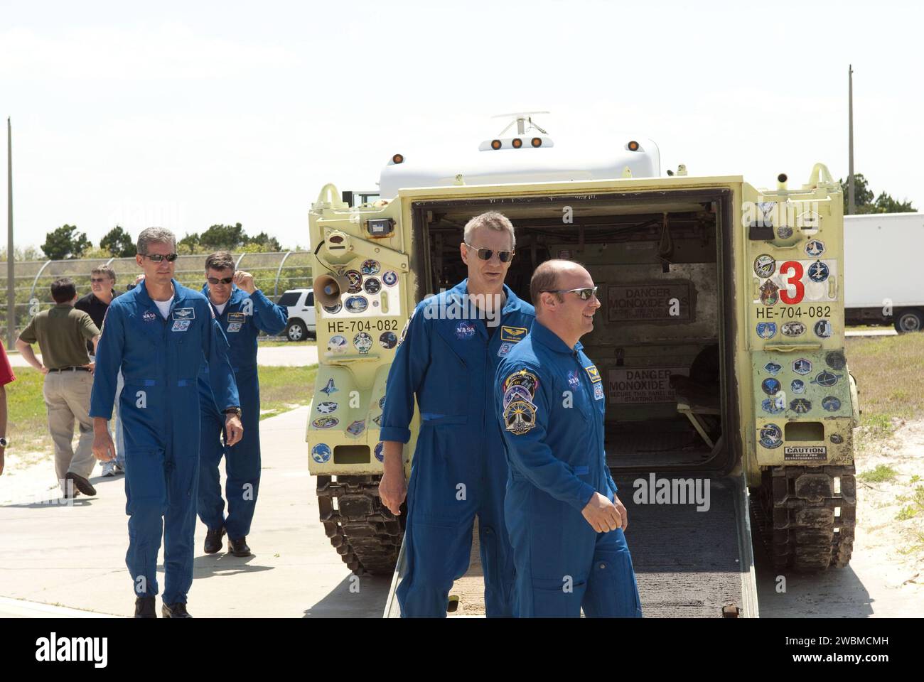 CAPE CANAVERAL, Fla. - At Launch Pad 39A at NASA's Kennedy Space Center ...