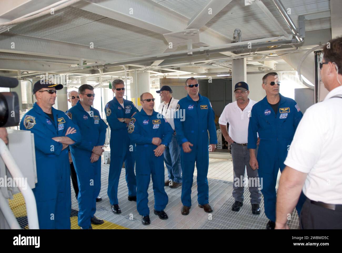 CAPE CANAVERAL, Fla. - On Launch Pad 39A at NASA's Kennedy Space Center ...