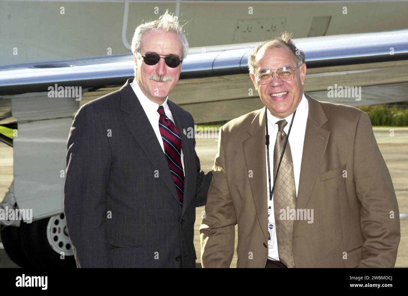 KENNEDY SPACE CENTER, Fla. - The new NASA Administrator Sean O'Keefe ...