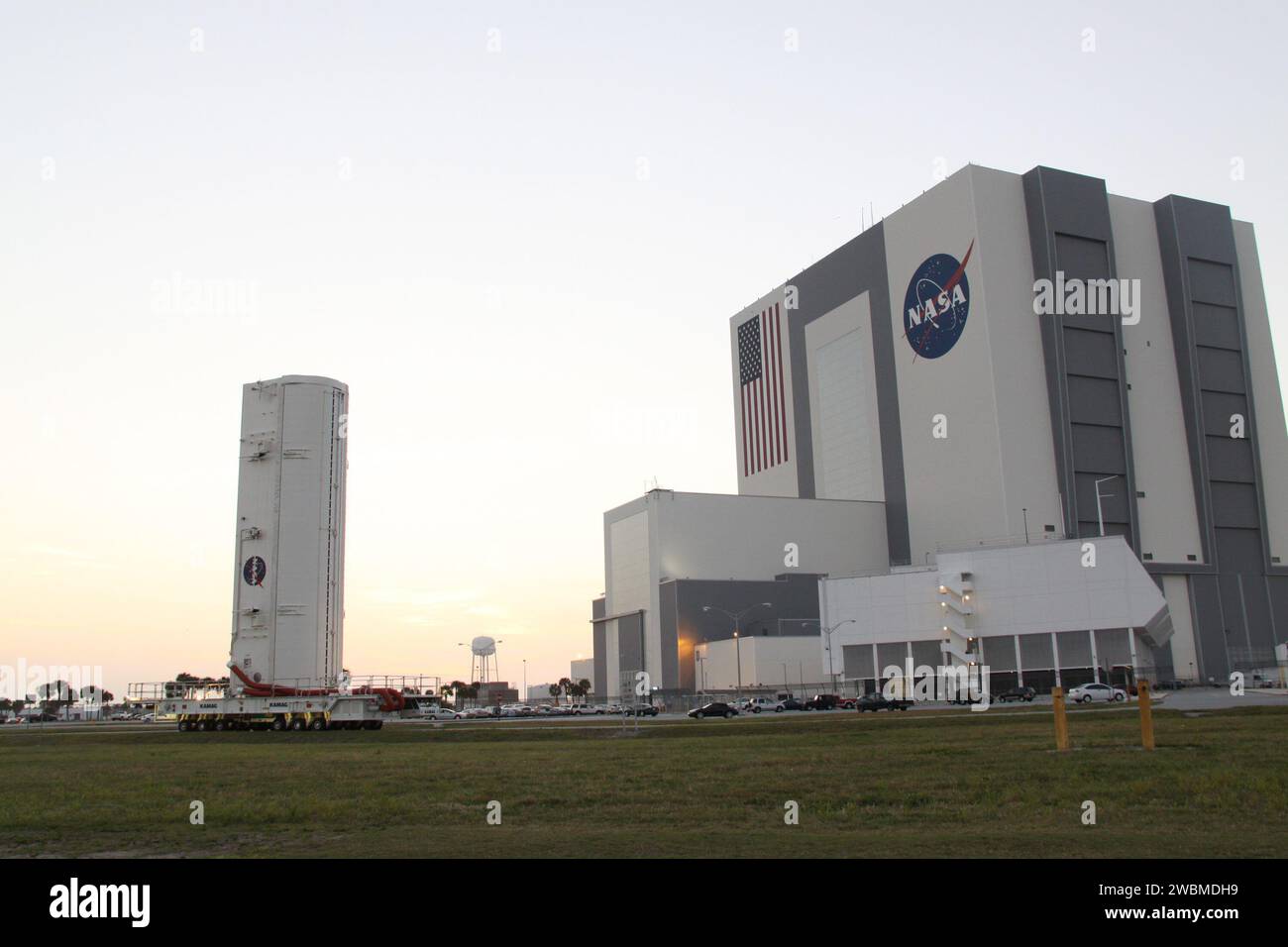 CAPE CANAVERAL, Fla. -- A canister, carrying the Alpha Magnetic ...