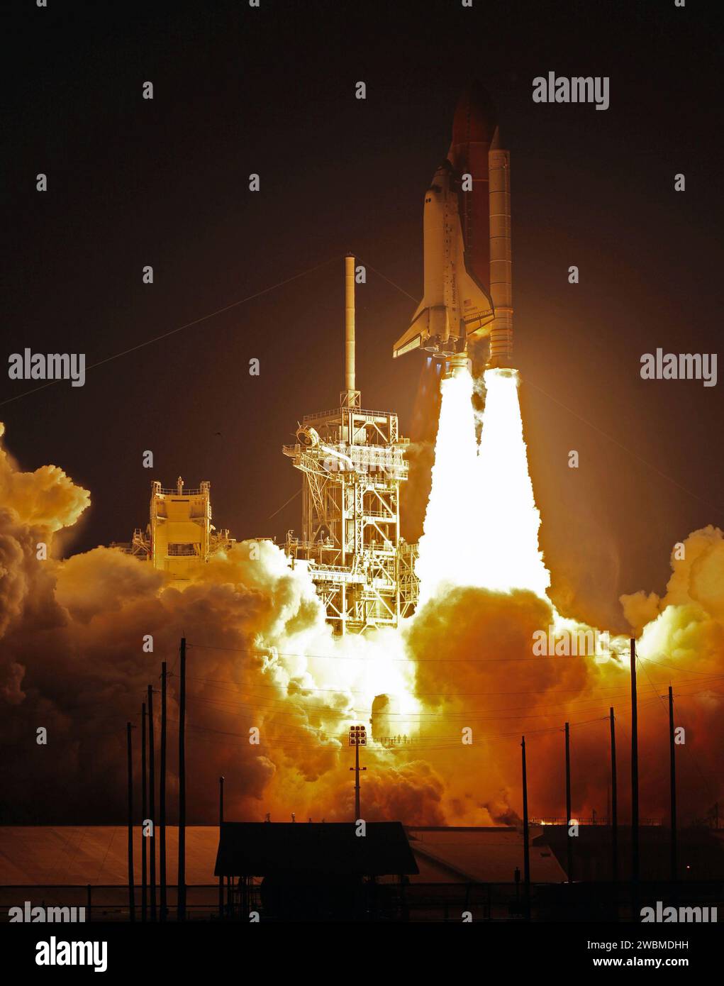 The seven-member STS-119 crew aboard Space Shuttle Discovery launched ...