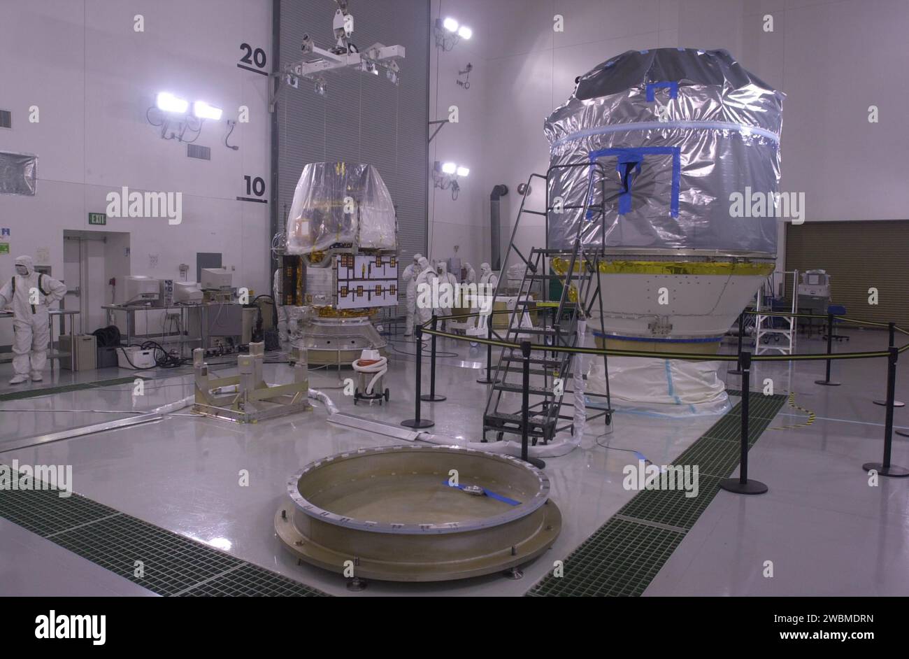 VANDENBERG AIR FORCE BASE, CALIF. — Inside the Astrotech Payload ...