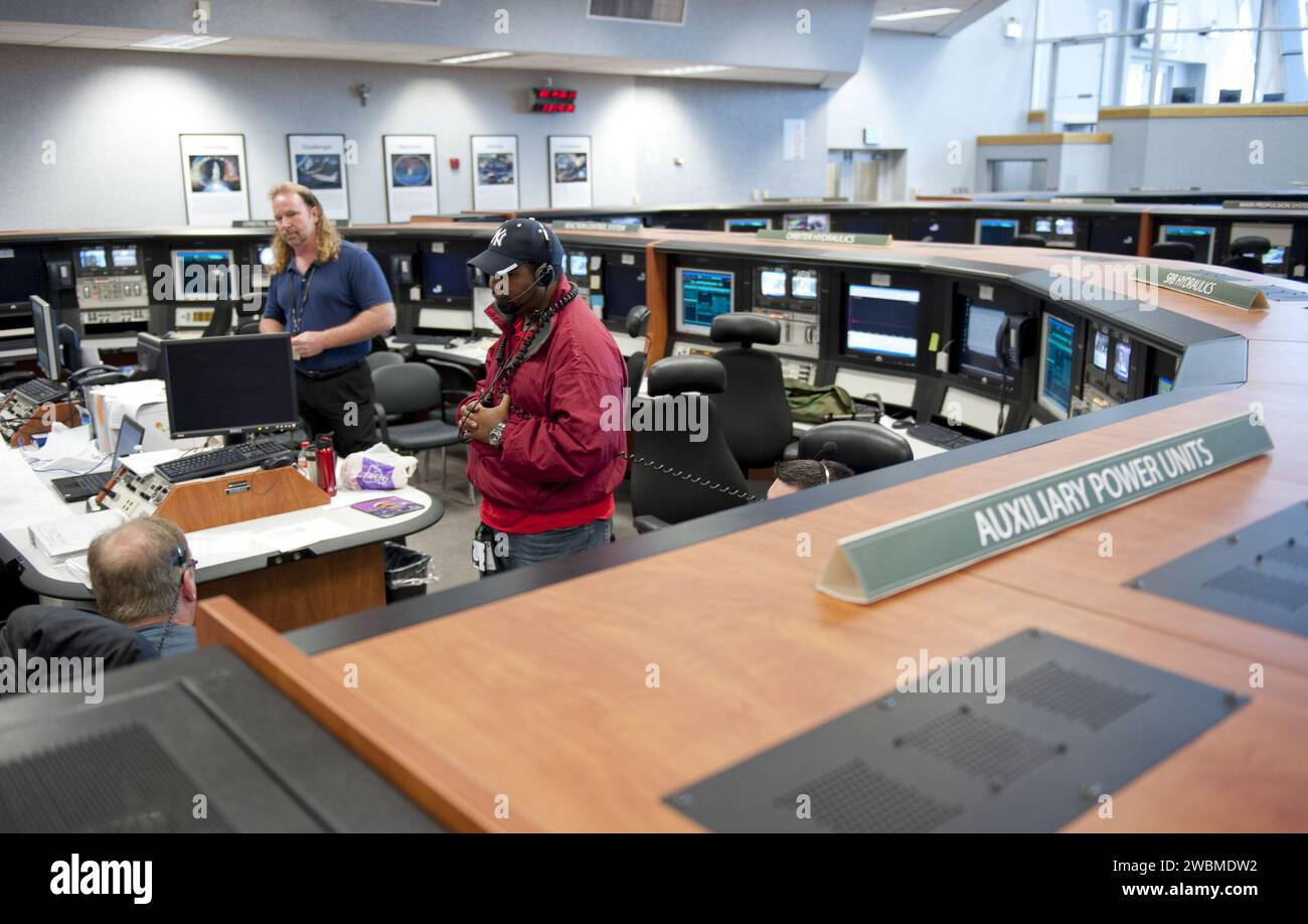 At NASA Kennedy Space Center’s Launch Control Center, teams monitor ...
