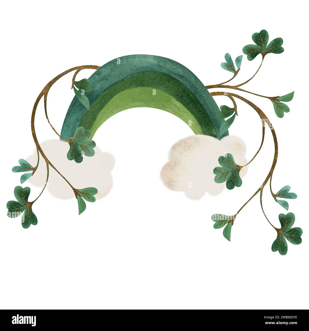 Leprechauns illustration hi-res stock photography and images - Alamy