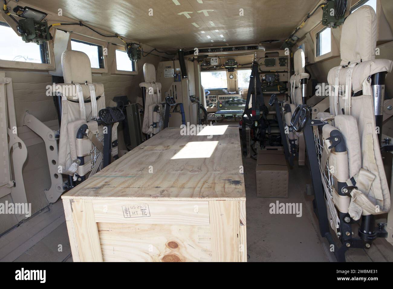 CAPE CANAVERAL, Fla. – A view of the interior of one of four new ...