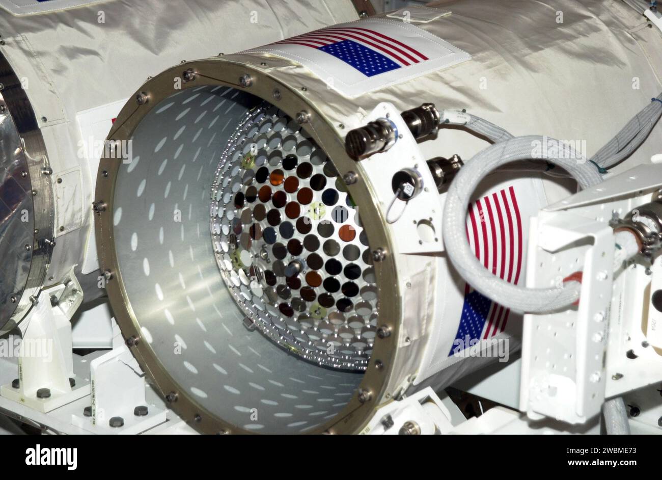 KENNEDY SPACE CENTER, Fla. -- The Starshine-2 experiment rests inside a ...