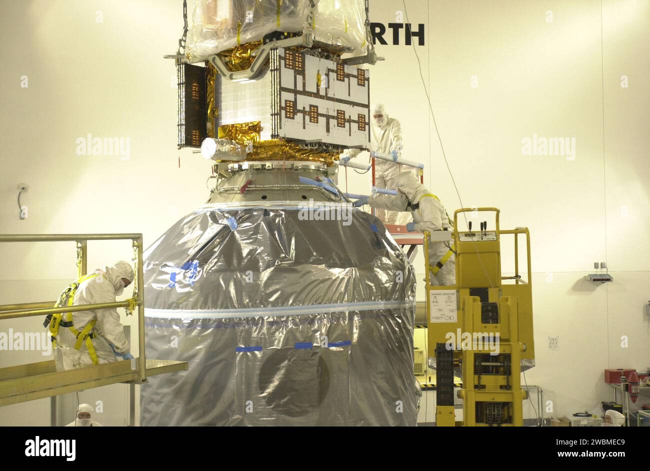 VANDENBERG AIR FORCE BASE, CALIF. — Inside the Astrotech Payload ...