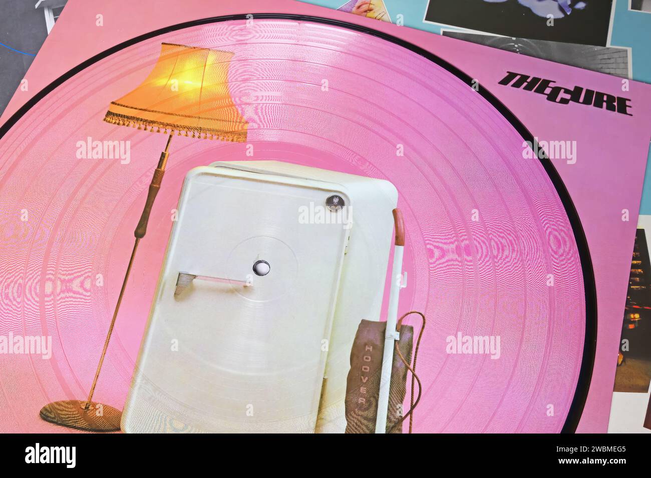 Viersen, Germany - May 9. 2023: The Cure band vinyl picture disc pink ...