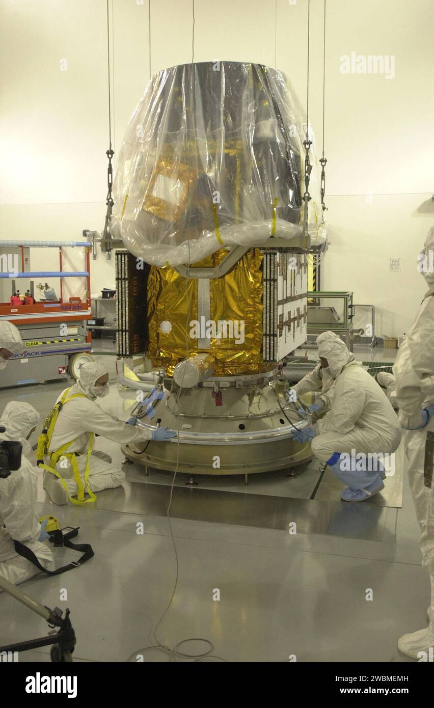 VANDENBERG AIR FORCE BASE, CALIF. — Inside the Astrotech Payload ...