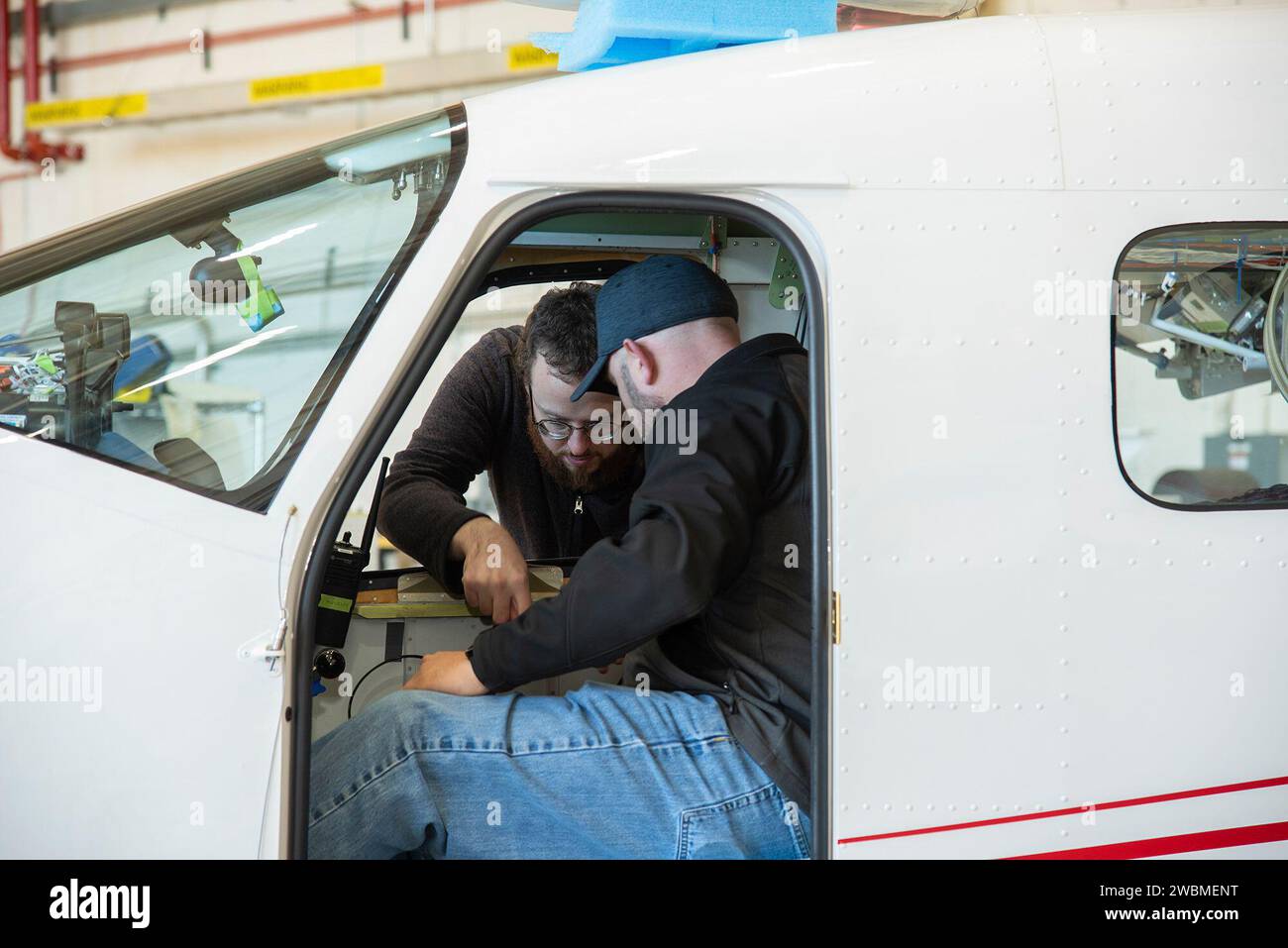 The X-57 operations crew at NASA’s Armstrong Flight Research Center ...