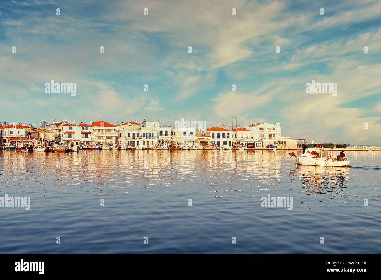 The port of Elafonisos island in Lakonia, Greece Stock Photo - Alamy