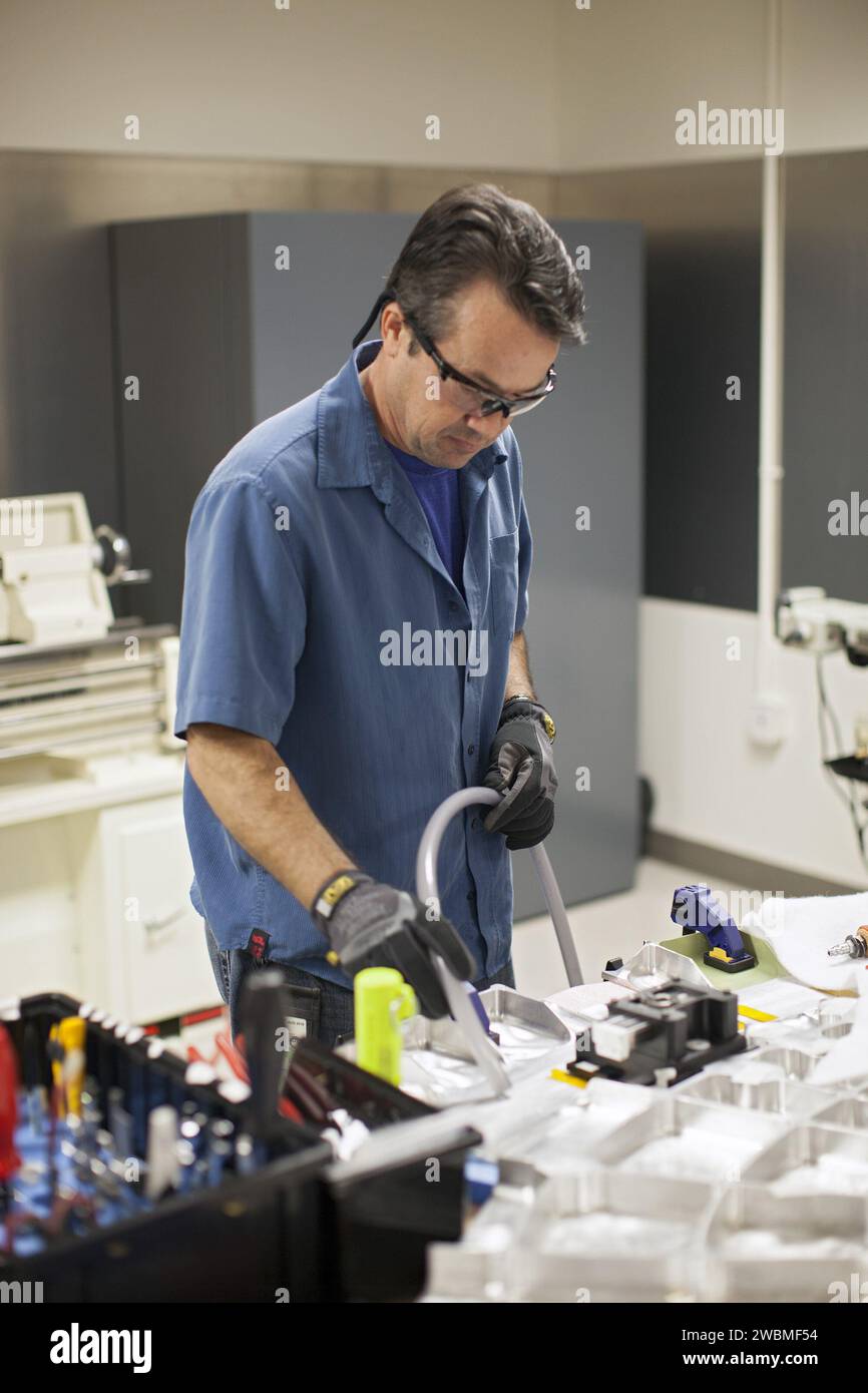CAPE CANAVERAL, Fla. -- Inside the Operations and Checkout Building ...