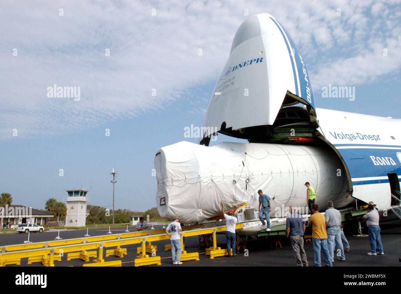 KENNEDY SPACE CENTER, FLA. - At the Cape Canaveral Air Force Station ...
