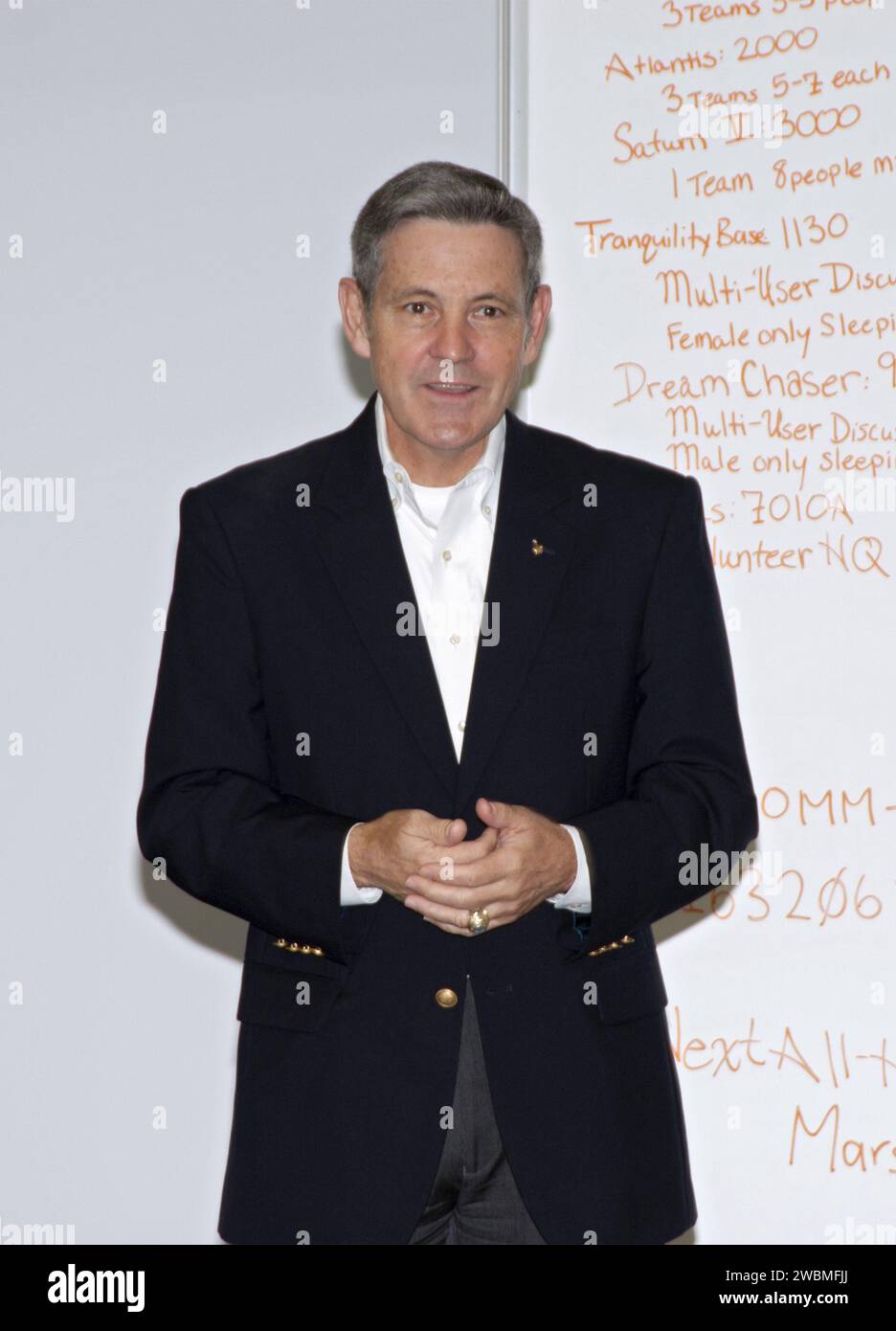 CAPE CANAVERAL, Fla. – Kennedy Space Center Director Bob Cabana speaks ...