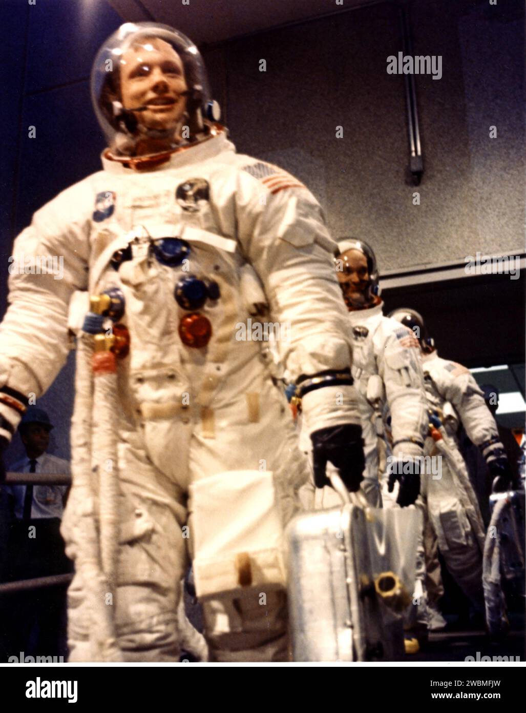 KENNEDY SPACE CENTER, FLA. - Apollo 11 Commander Neil A. Armstrong ...