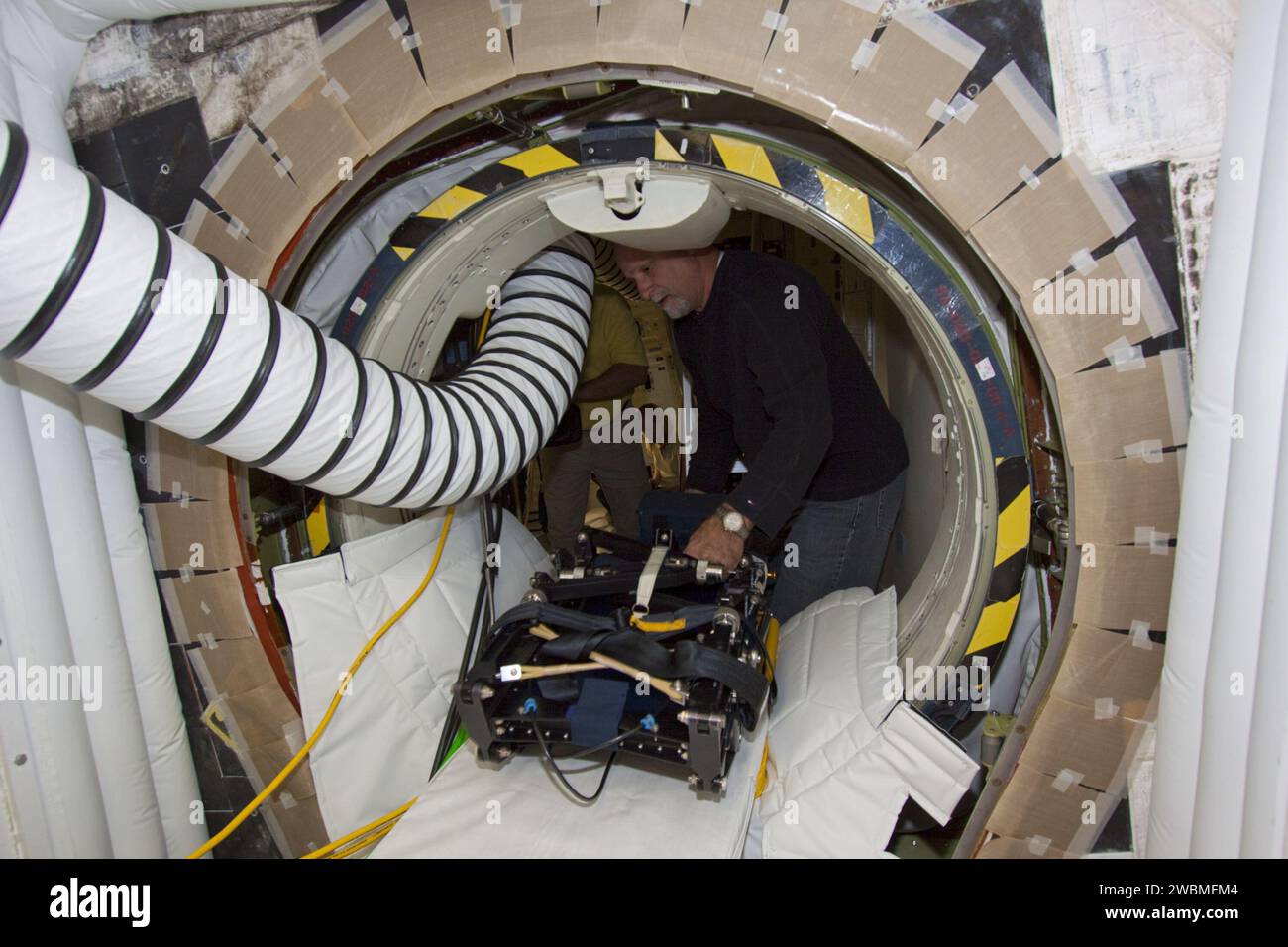 CAPE CANAVERAL, Fla. -- Inside Orbiter Processing Facility-1 at NASA’s ...