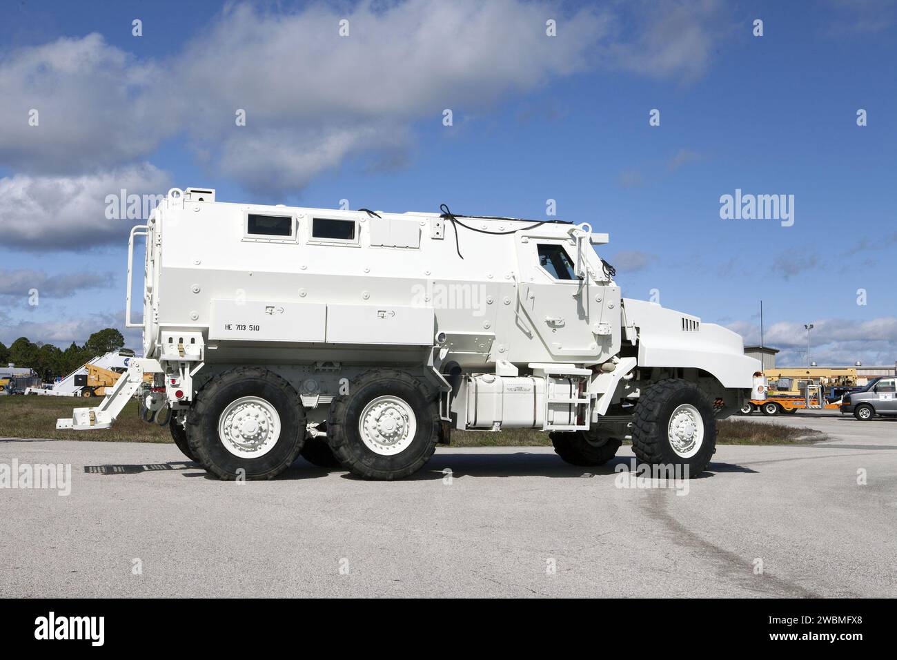 CAPE CANAVERAL, Fla. – One of four new emergency egress vehicles ...