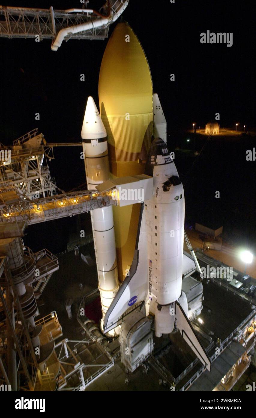 KENNEDY SPACE CENTER, Fla. -- This closeup reveals Space Shuttle ...