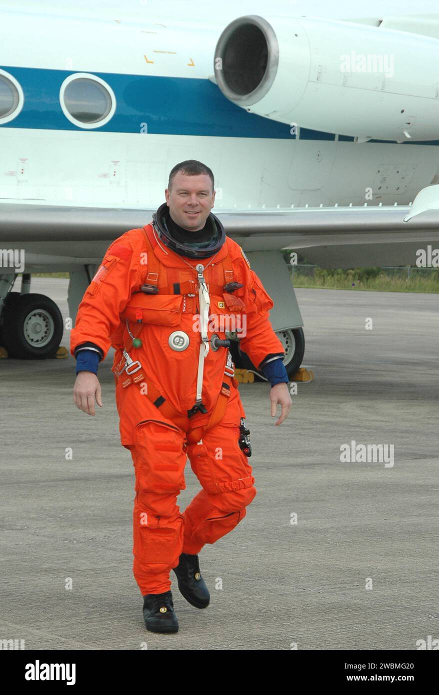 KENNEDY SPACE CENTER, FLA. -- James Kelly, pilot on Return to Flight ...