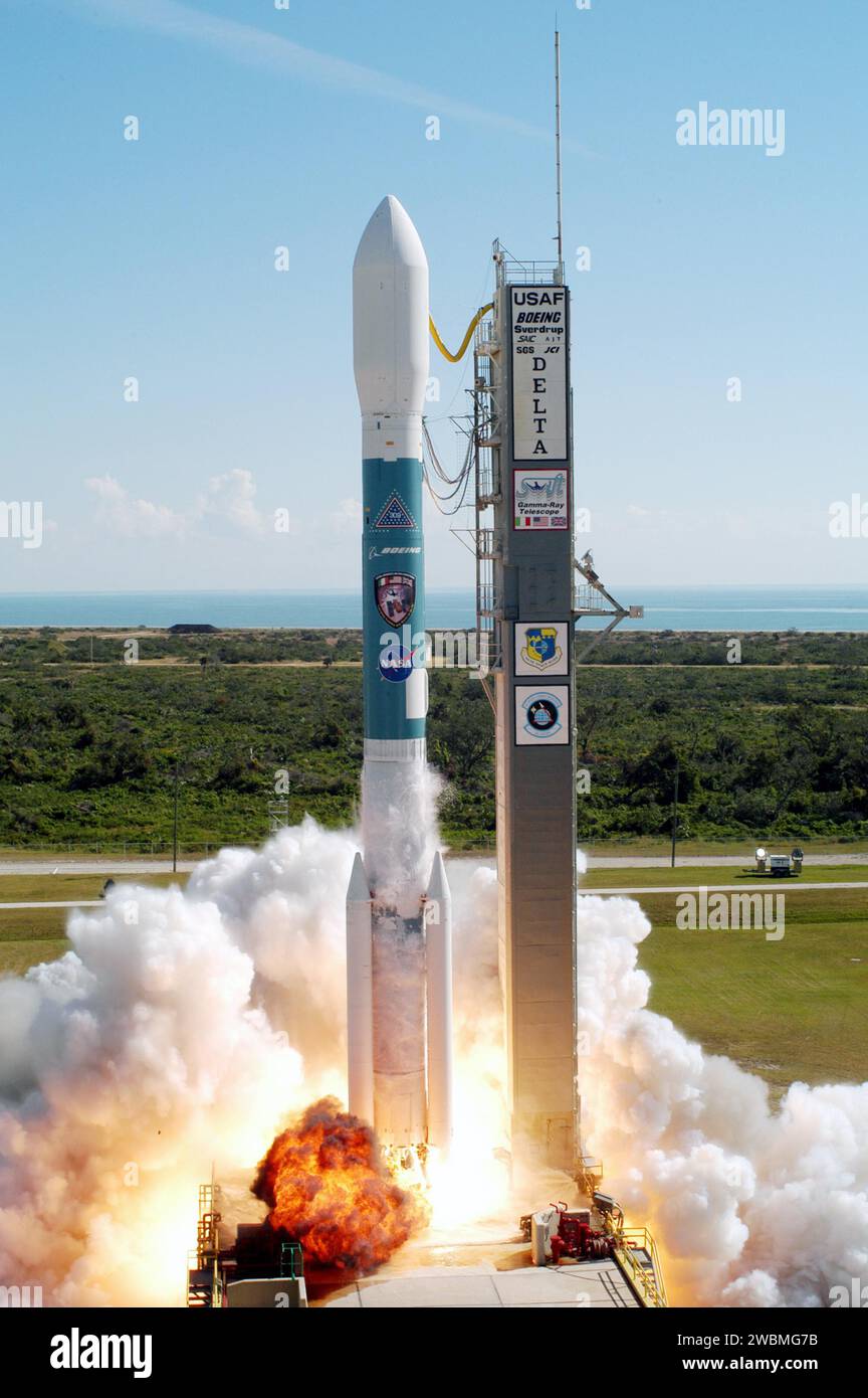 The engines of the Boeing Delta II rocket ignited at Complex 17A, Cape ...