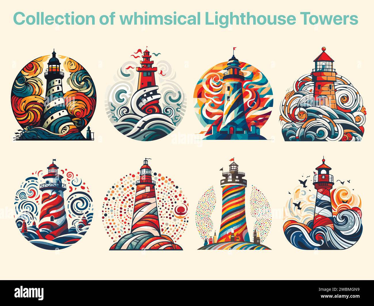 Residence towers Stock Vector Images - Alamy