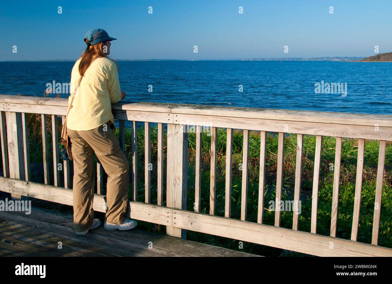 Observation dock at Warren River, Claire D. McIntosh Wildlife Refuge ...